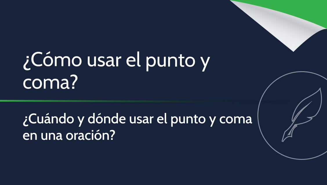 Ejemplos prácticos de uso del punto y coma - AmbartLab.com