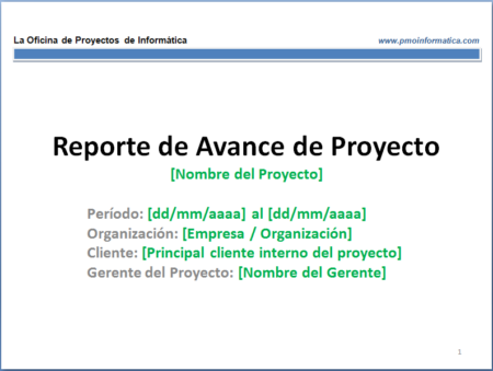 5 Pasos para Elaborar un Informe de Avance de Proyecto Informático ...